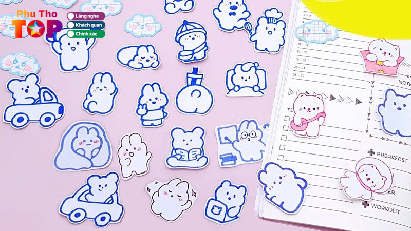 Top 4 cửa hàng bán sticker Phú Thọ độc đáo không thể bỏ qua